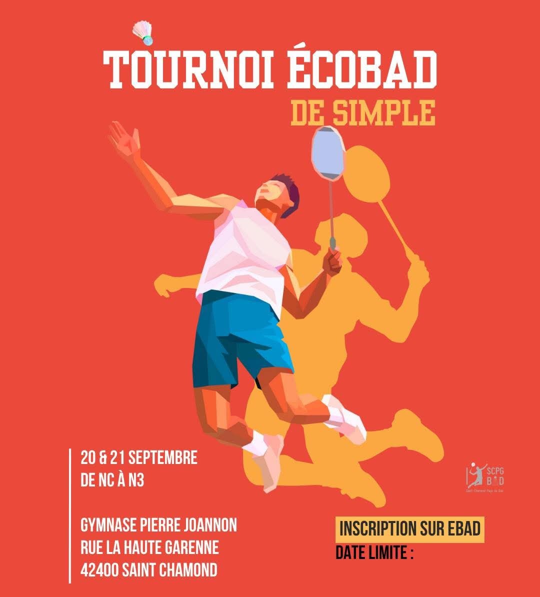 Tournoi Écobad - SCPG Bad - Ville de Saint-Chamond : Ville de Saint-Chamond